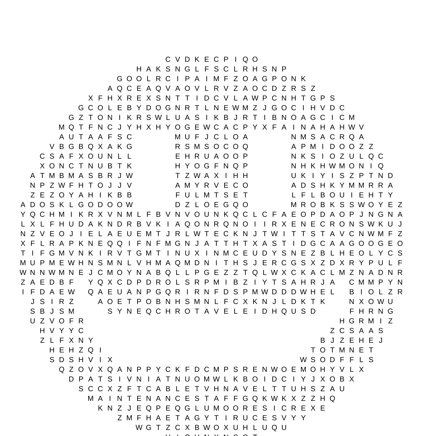 SugarTop Word Search Puzzle