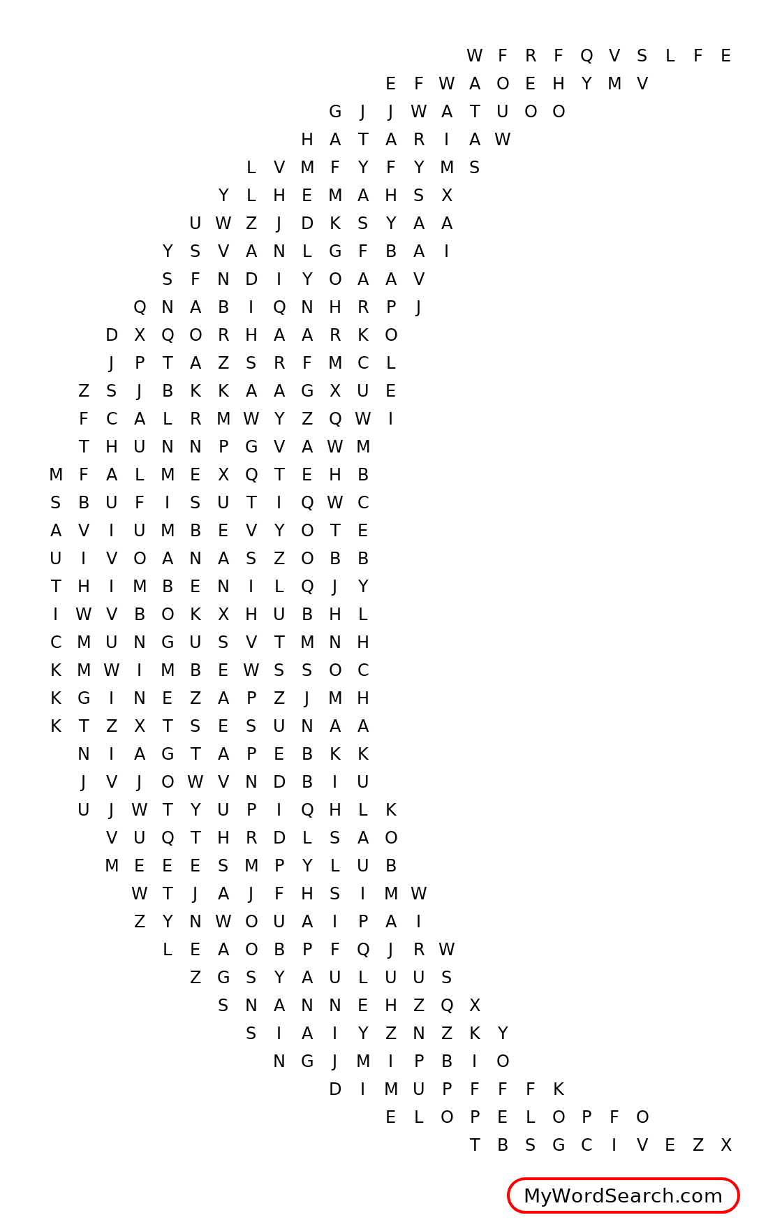 Swahili Word Search