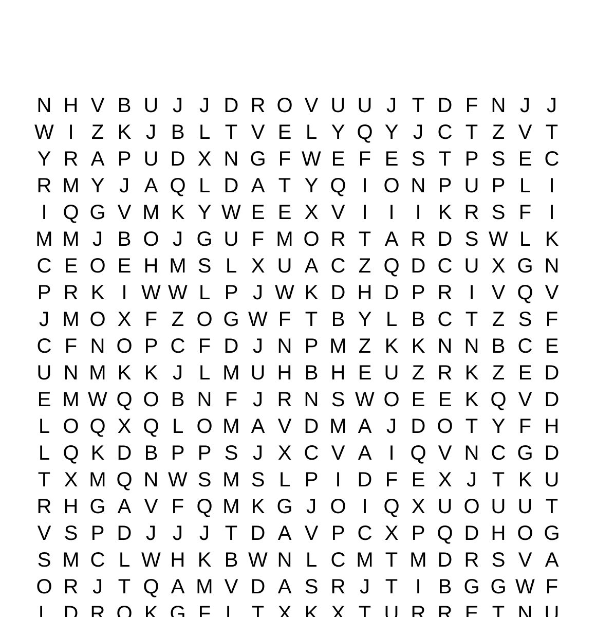 TDS Word Search (Level Towers)