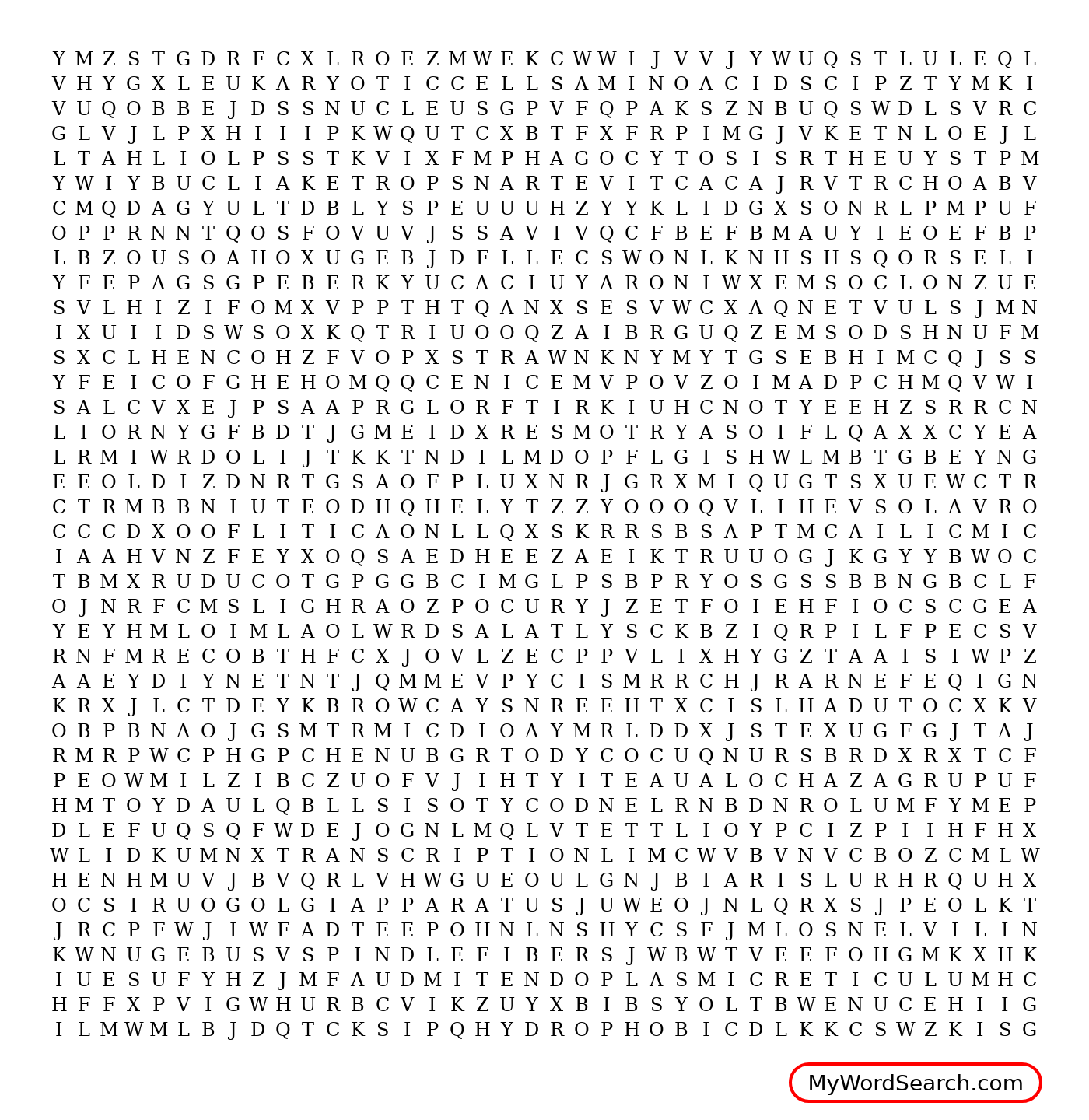 THE CELL VOCABULARY WORD SEARCH 2