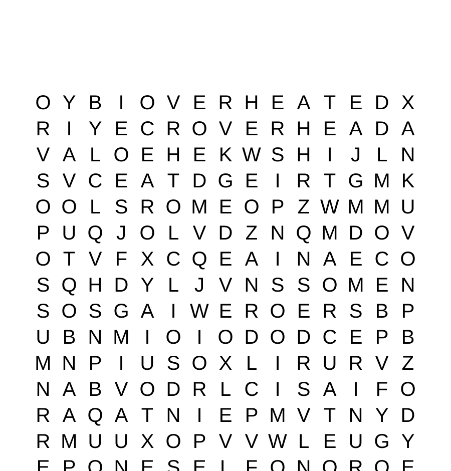 THINGS THAT START WITH O THINGS THAT START WITH O