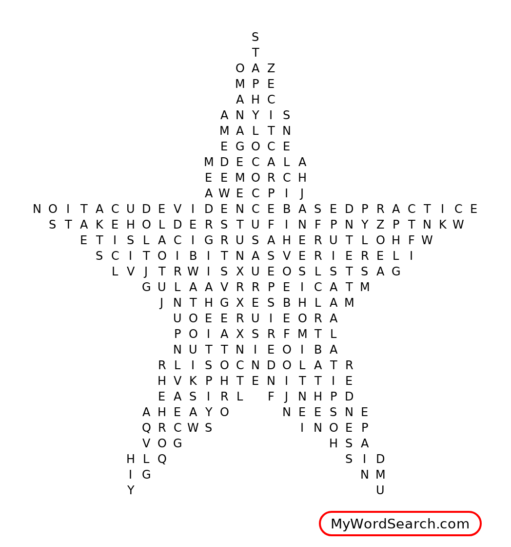 The Star Model of Knowledge