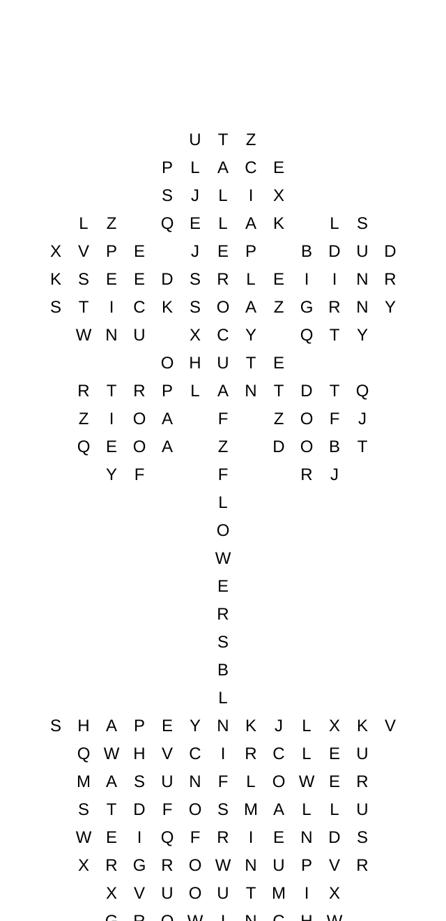 The Sunflower Hut Word Search