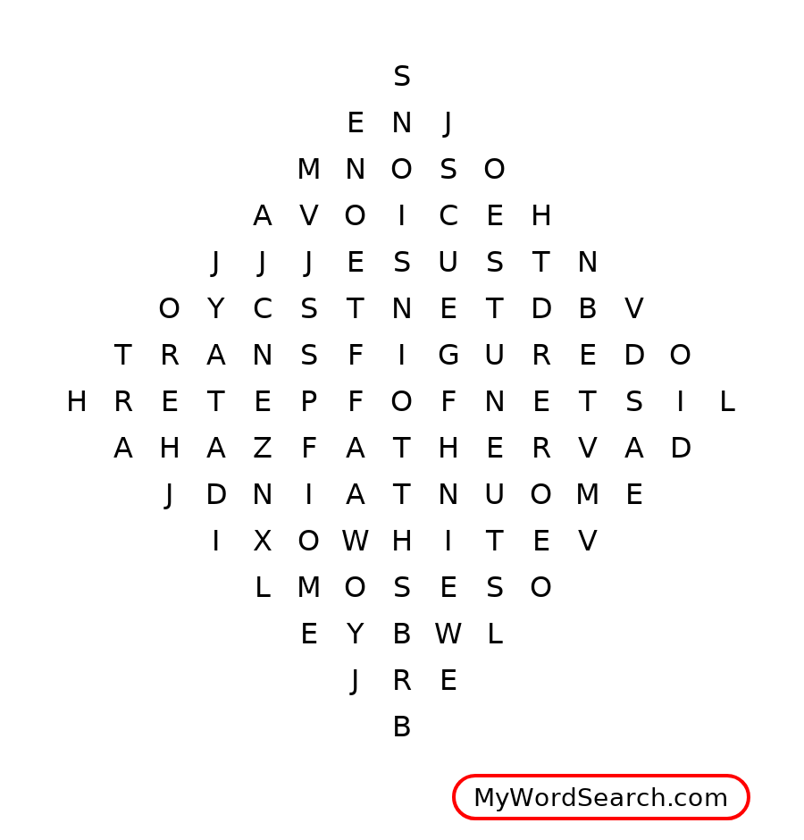 The Transfiguration of Jesus Grade 8