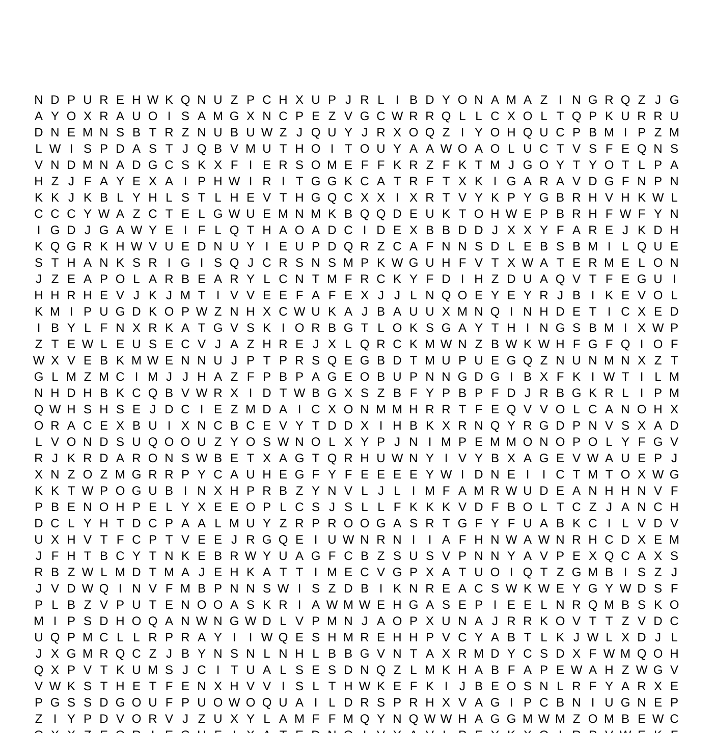 Thomas' Grand Word Search!!
