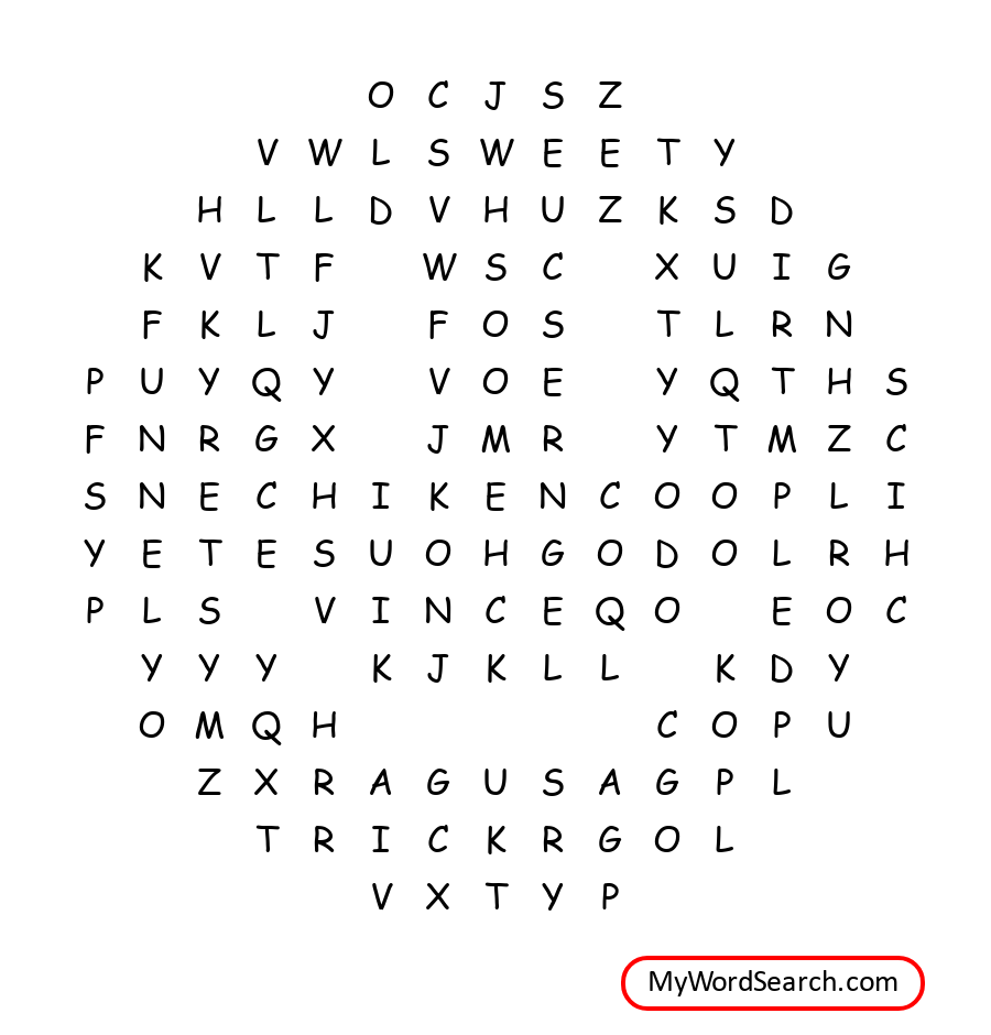 Trouble Word Search