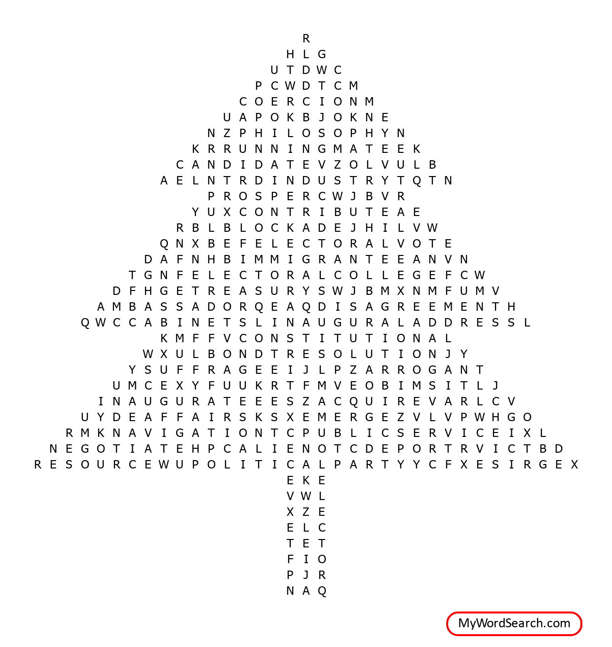 US History Chapter 8 Word Search