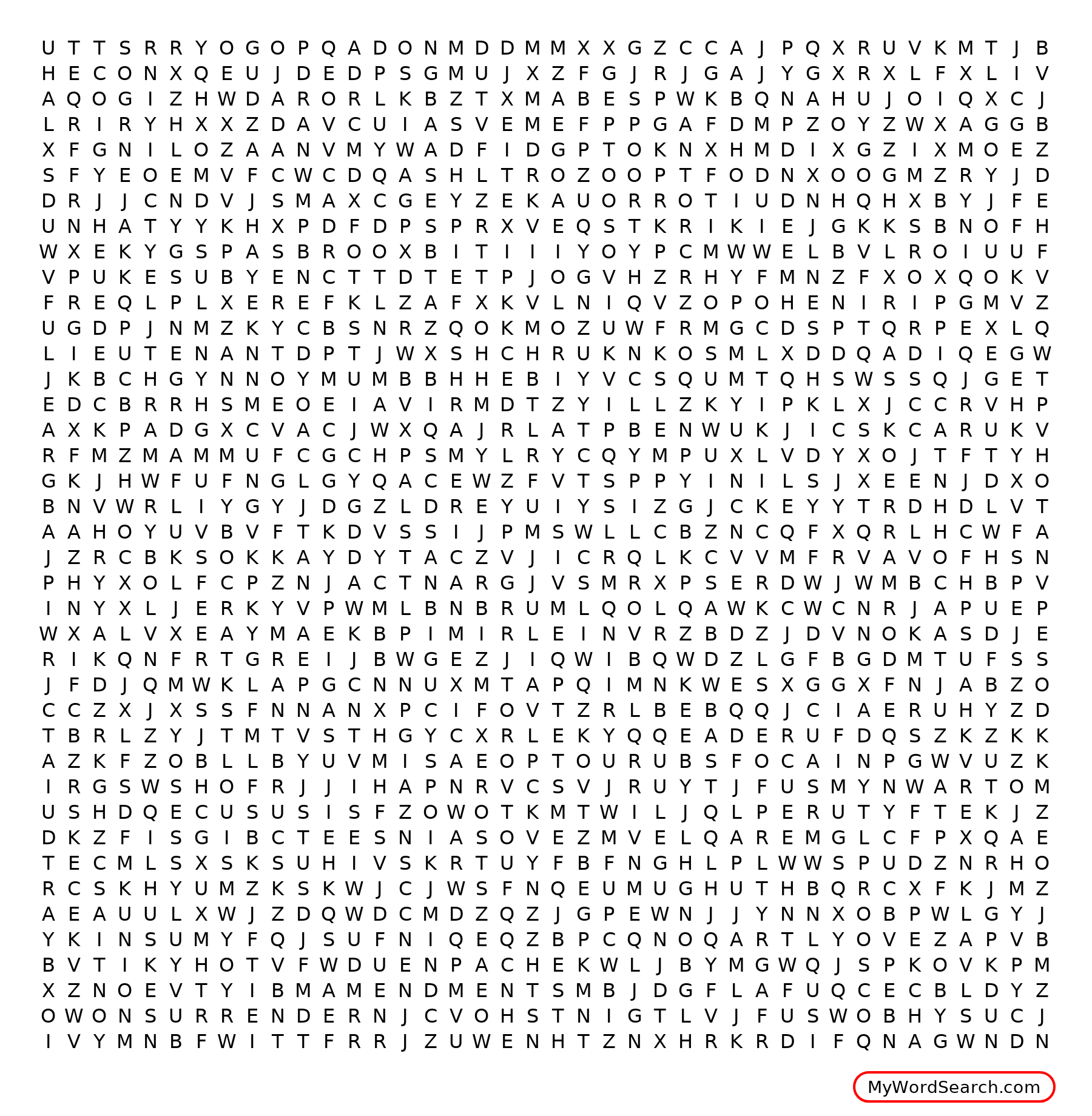 Ulysses S. Grant Word Search