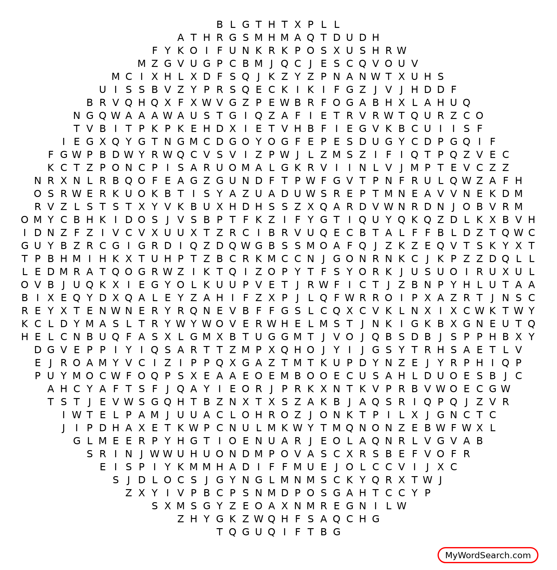 Unit 4 Word Search