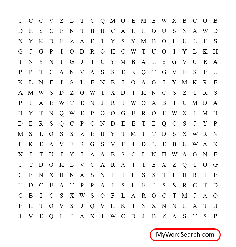 Unit 5 Word Search