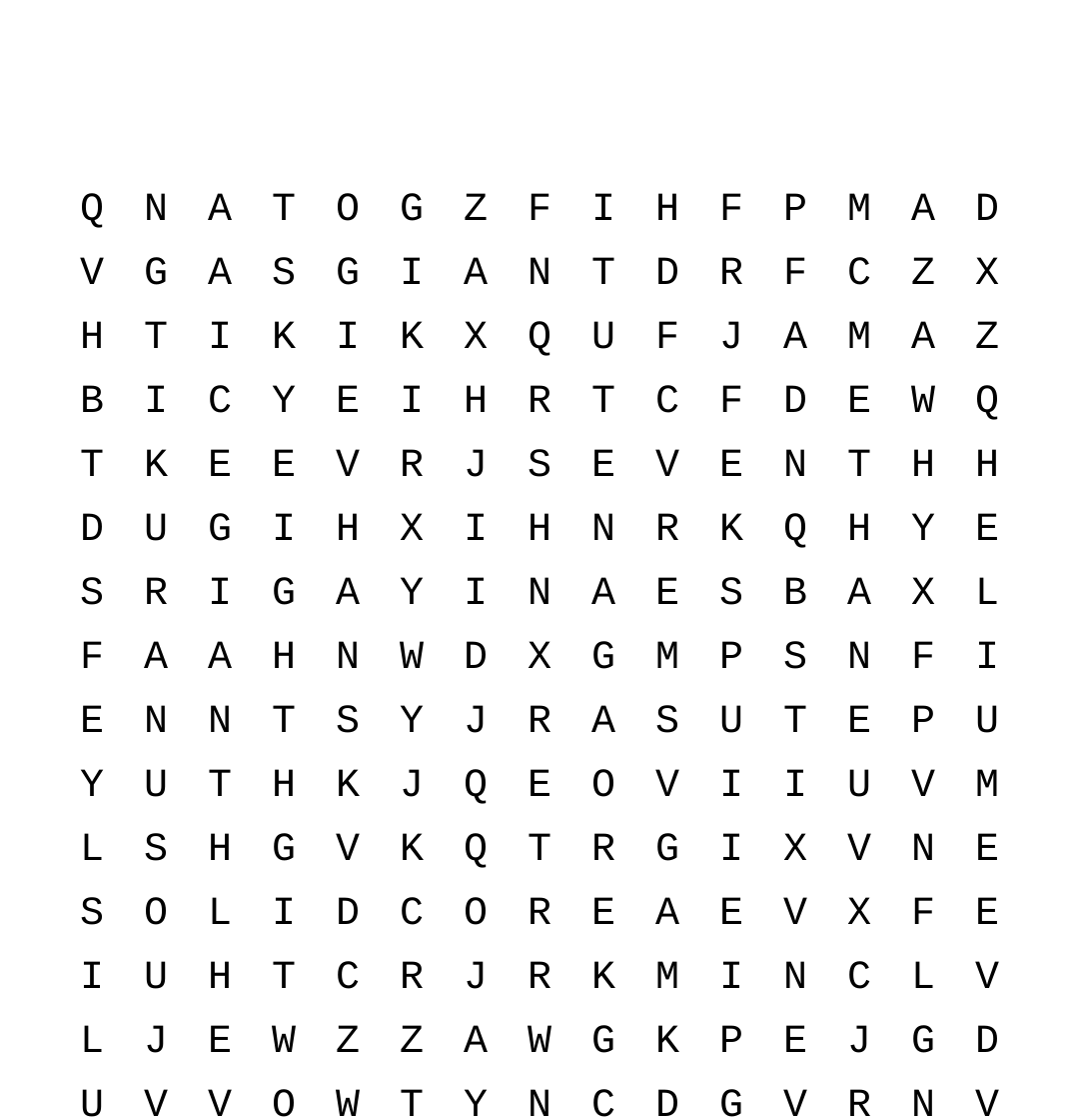 Uranus & Neptune Word Search