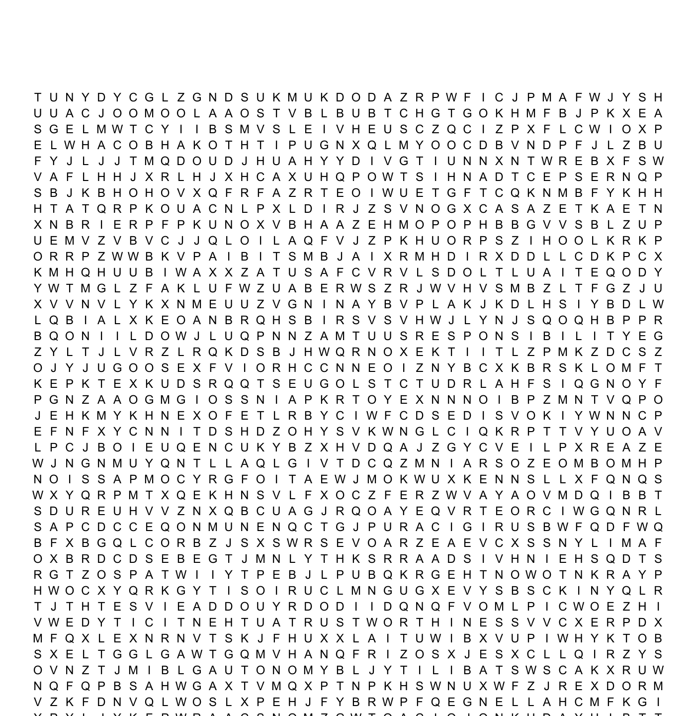Values Word Search