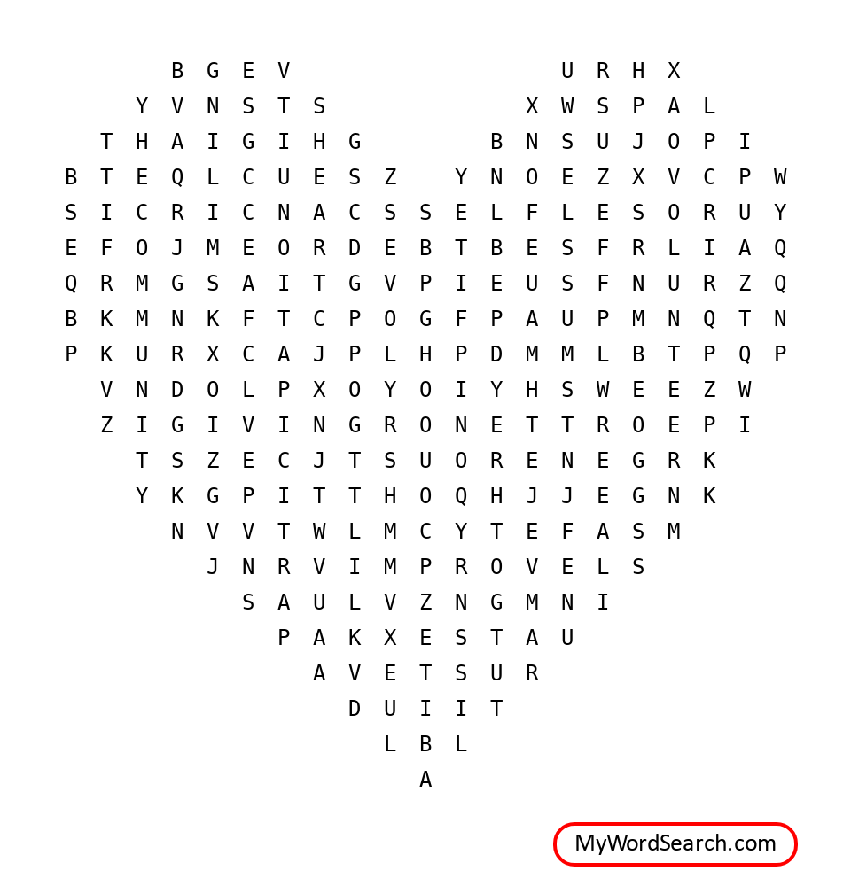 Volunteer Word Search