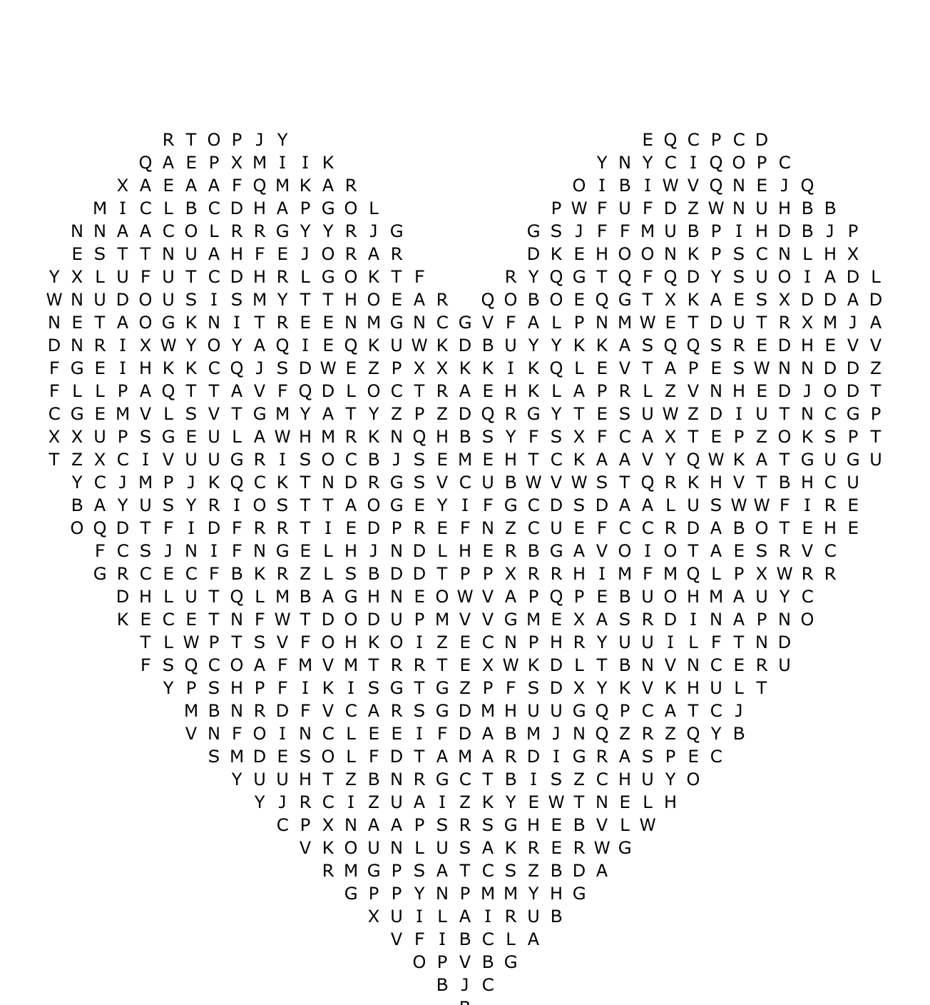 WORD SEARCH CASK OF AMONTILLADO