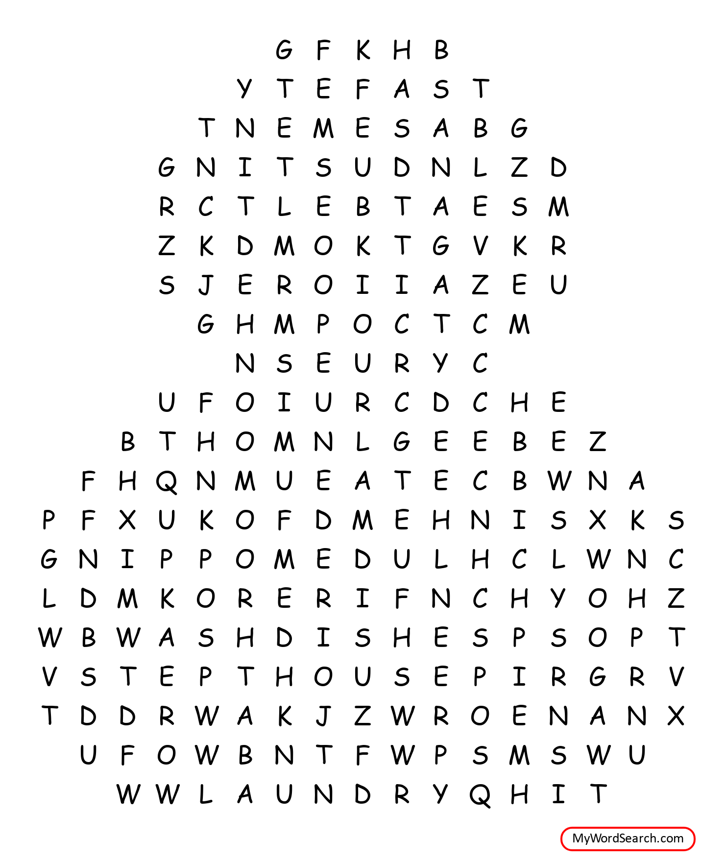WORD SEARCH QUIZ