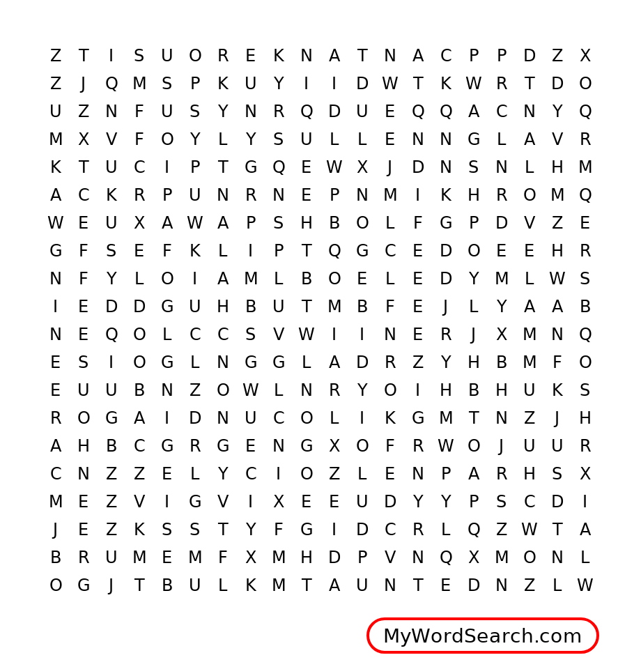 Walk Two Moons Word Search