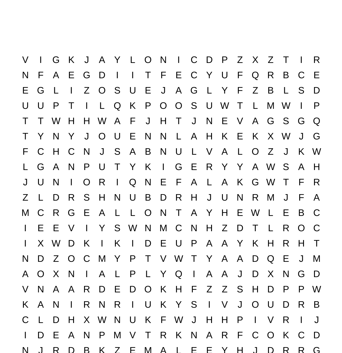 Welcome Word Search