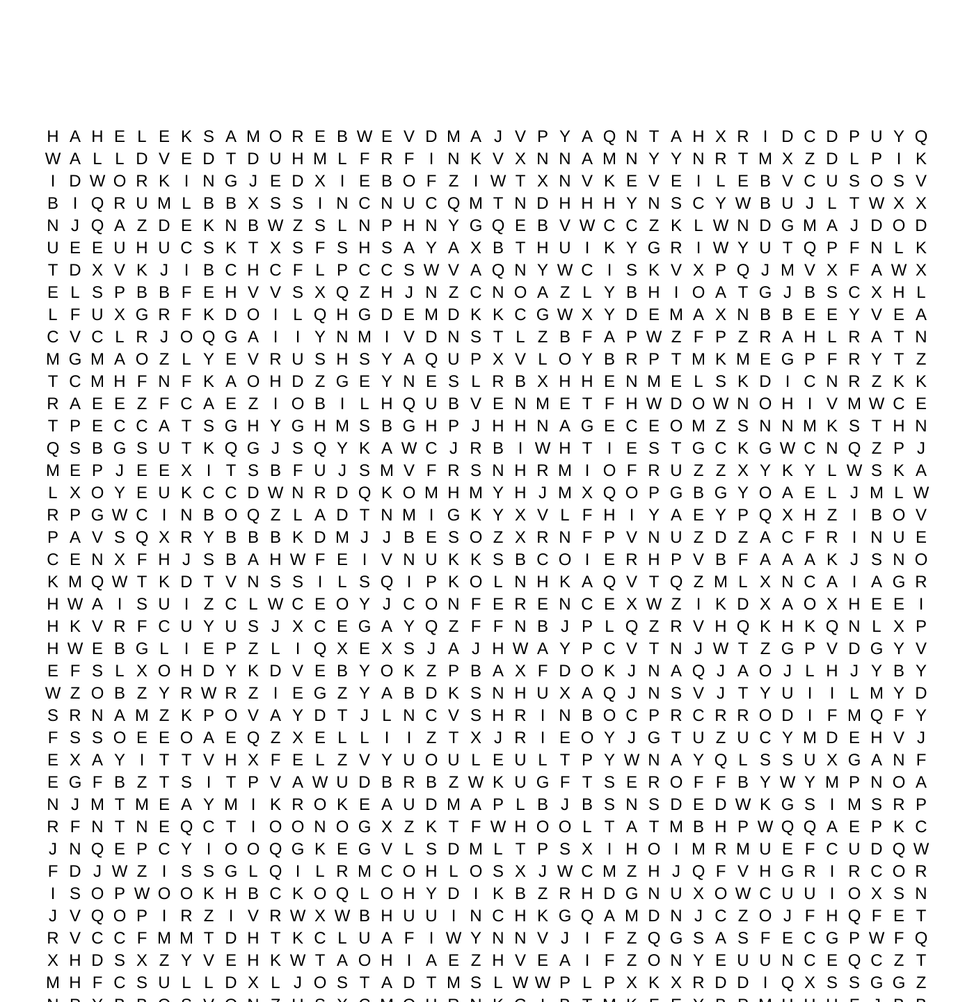 Word Search 1