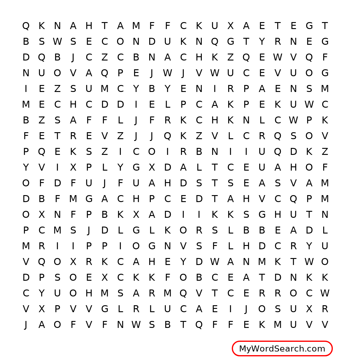 Word Search 4/10/18 Spelling Contract Jake Mattingly