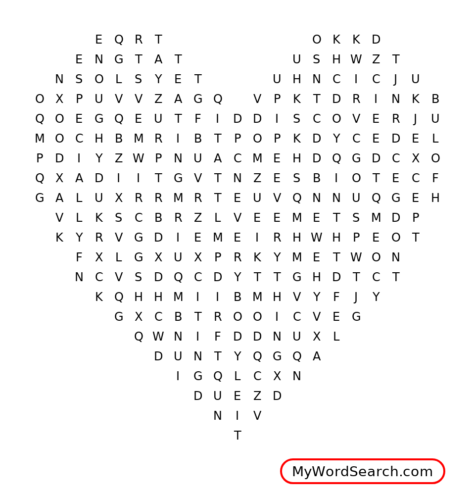 Word Wall Word Search