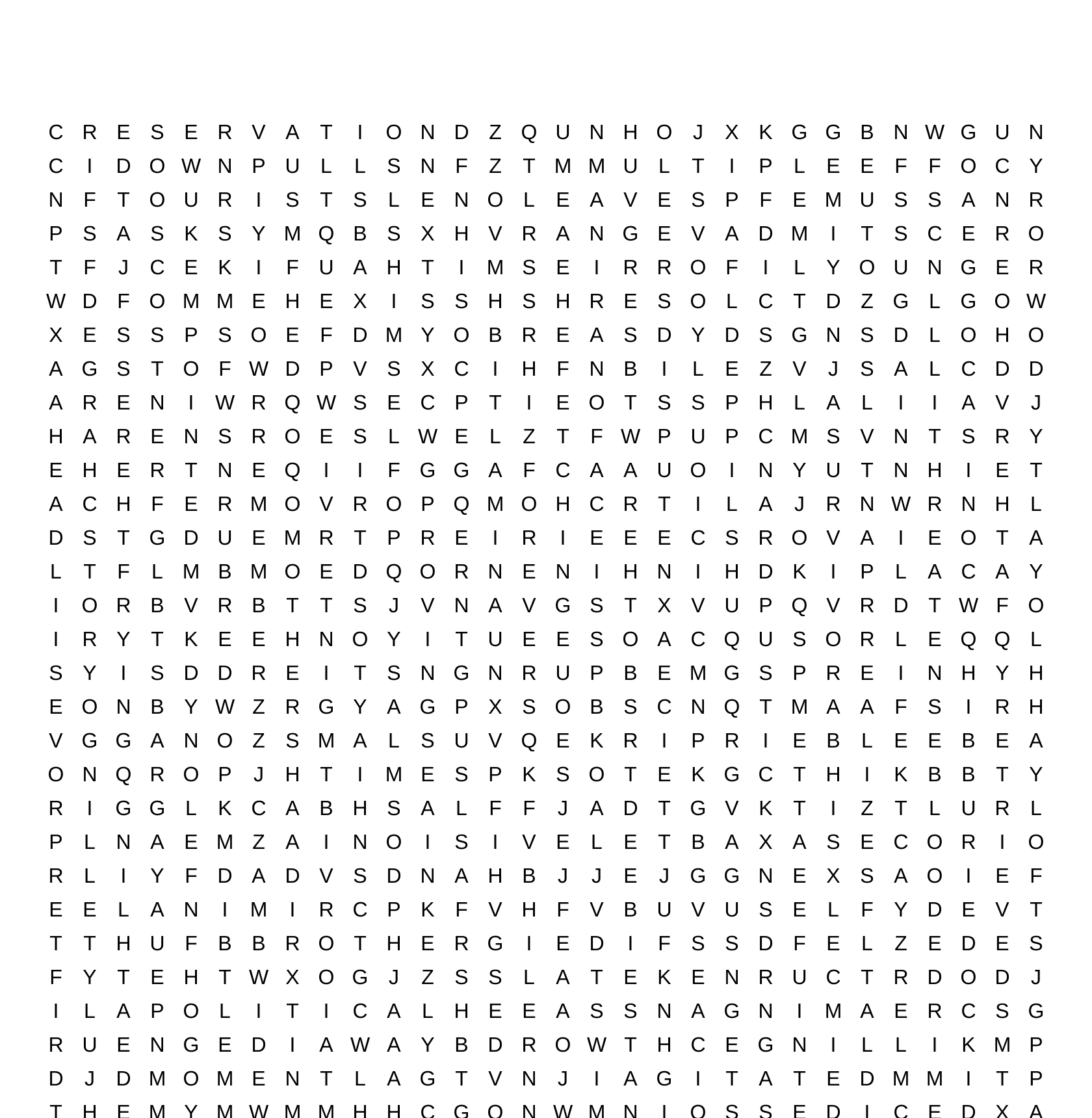 Yellowstone Word Search 15
