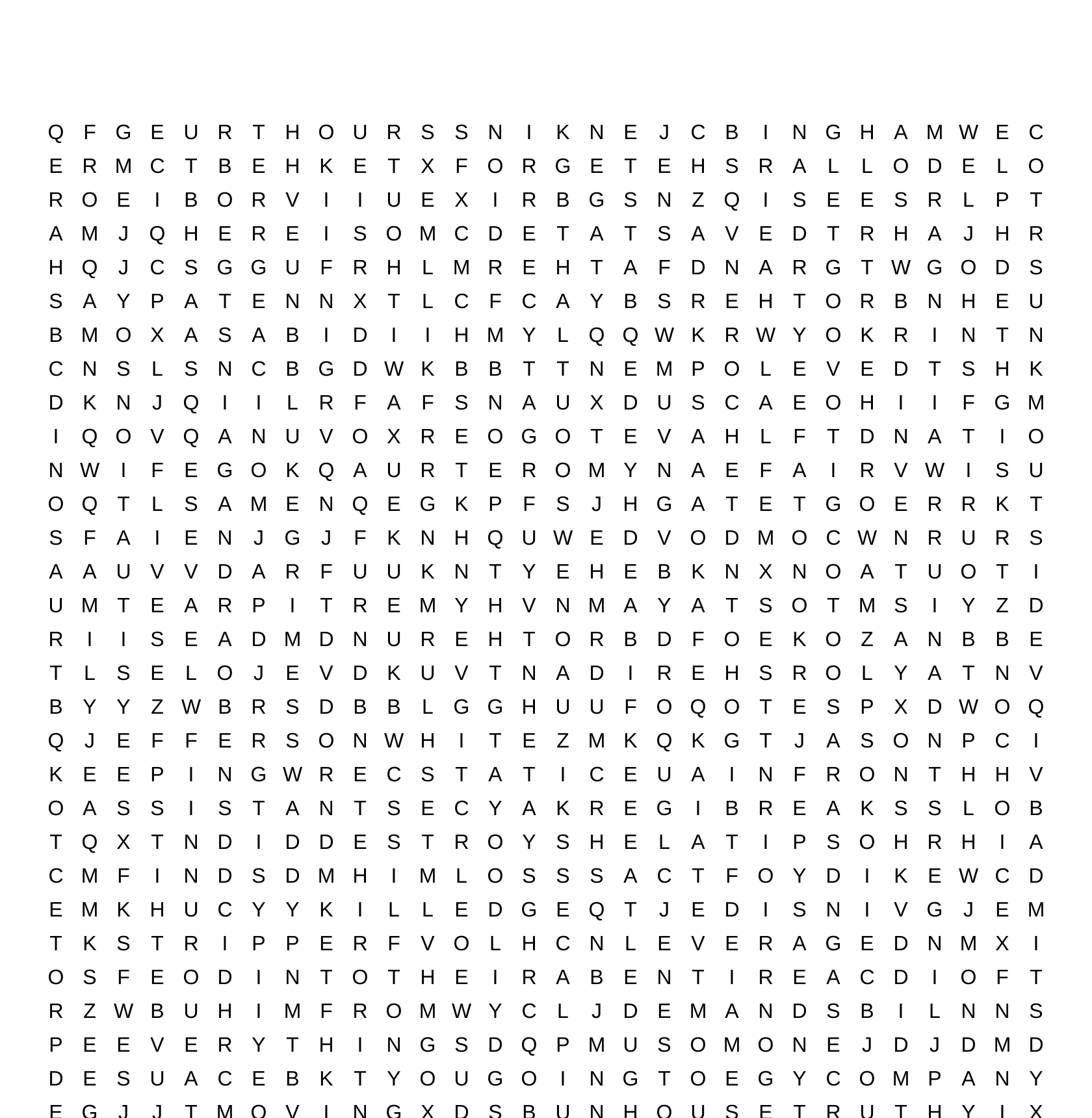 Yellowstone Word Search 18
