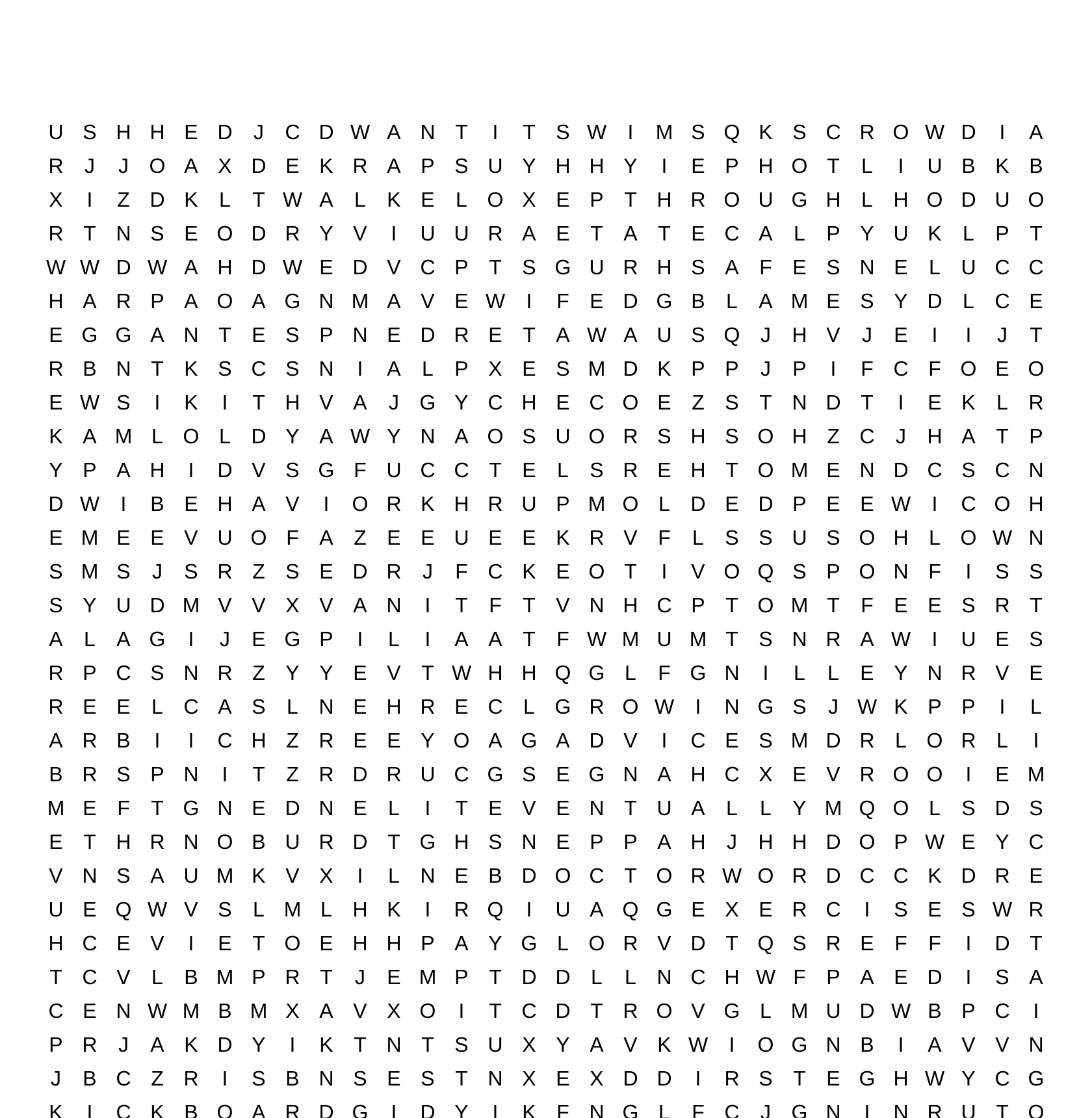 Yellowstone Word Search 36