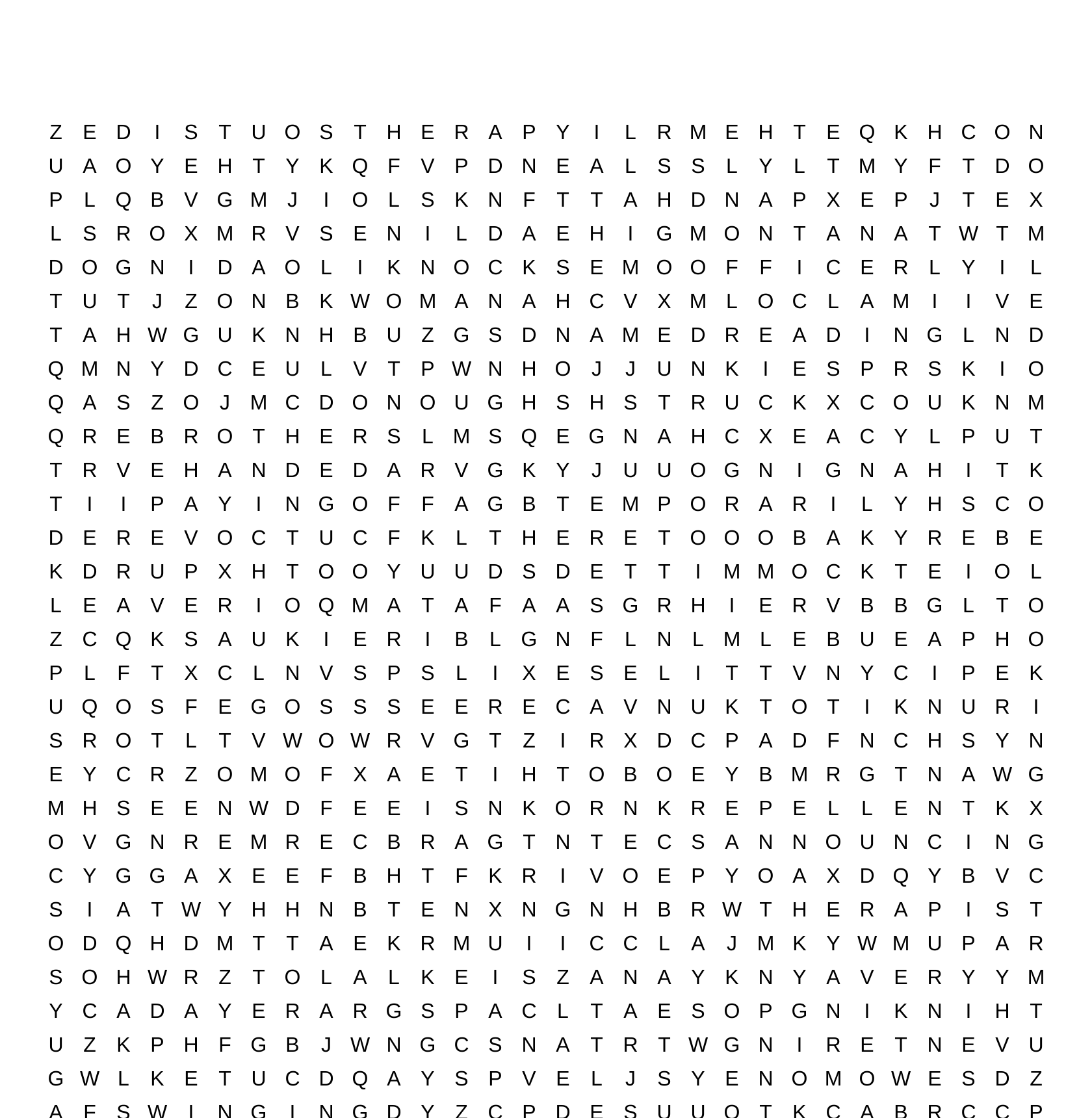 Yellowstone Word Search 39