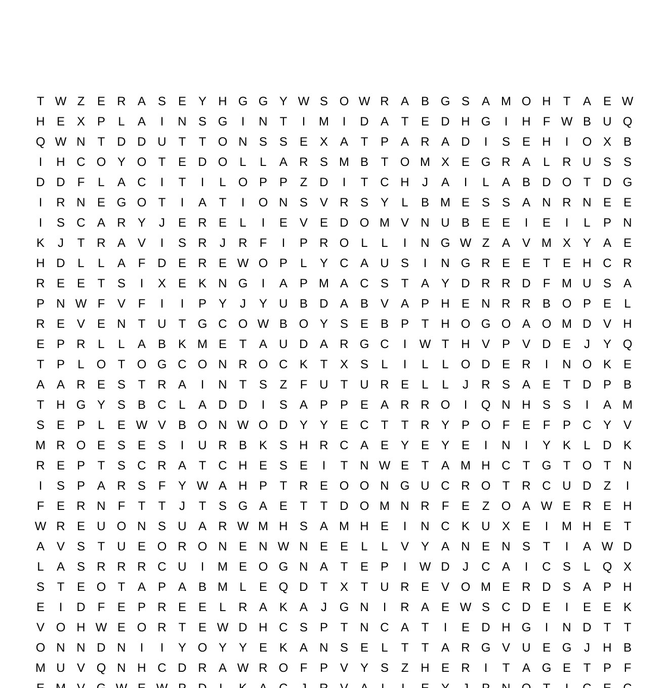 Yellowstone Word Search 4