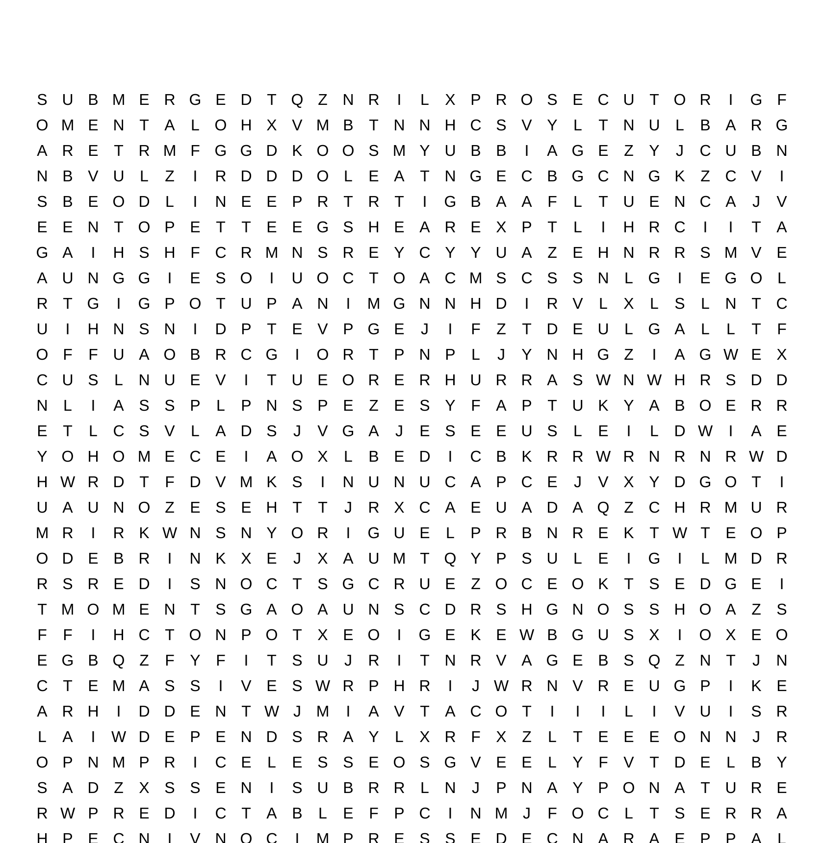 Yellowstone Word Search 7