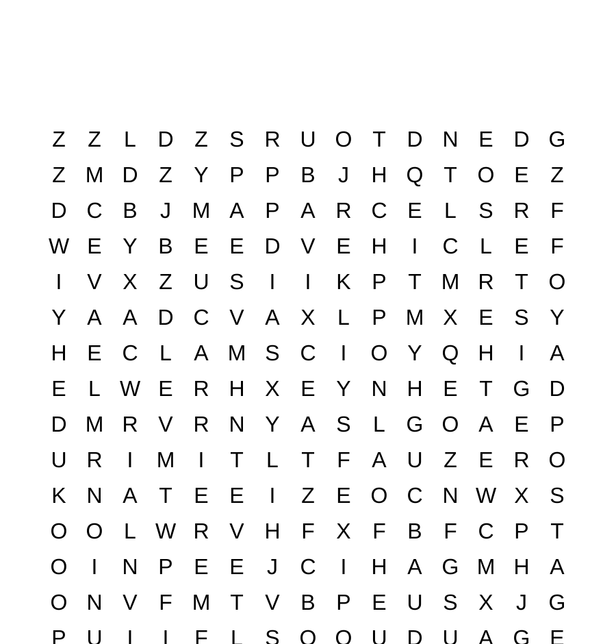 carrier word search