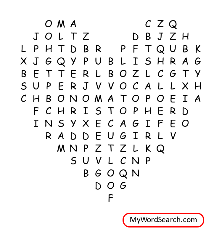 chris' word search