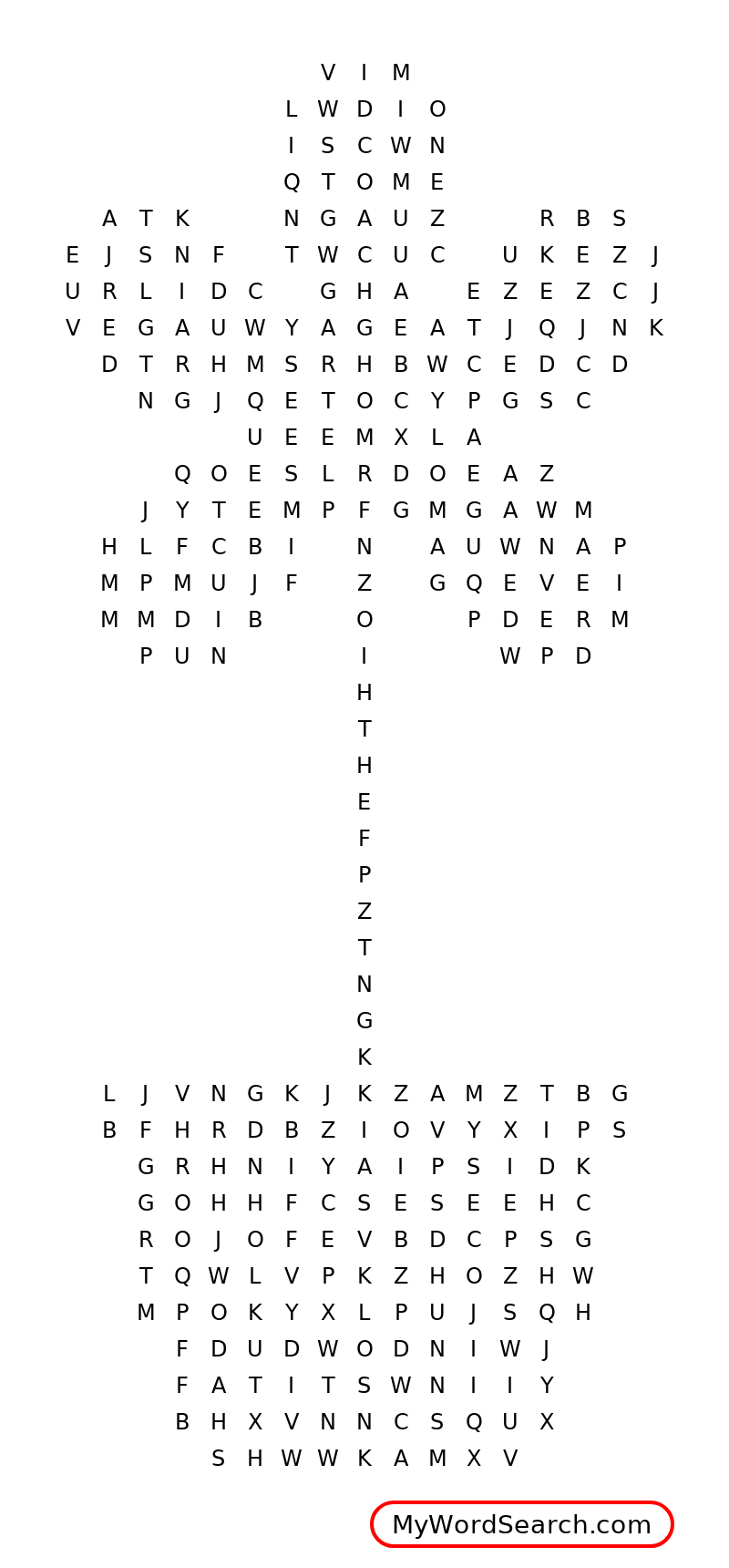 malachi's word search