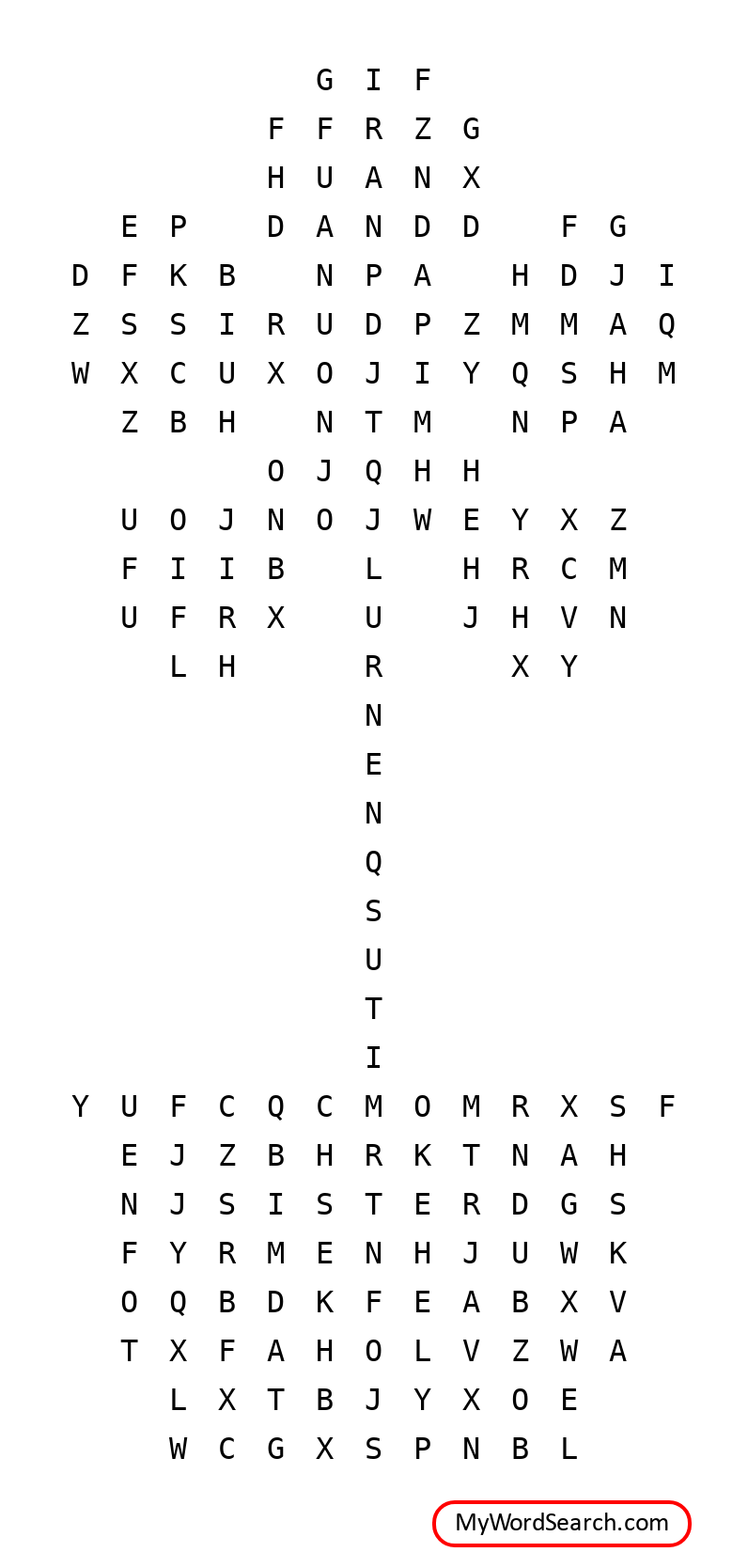 my word search