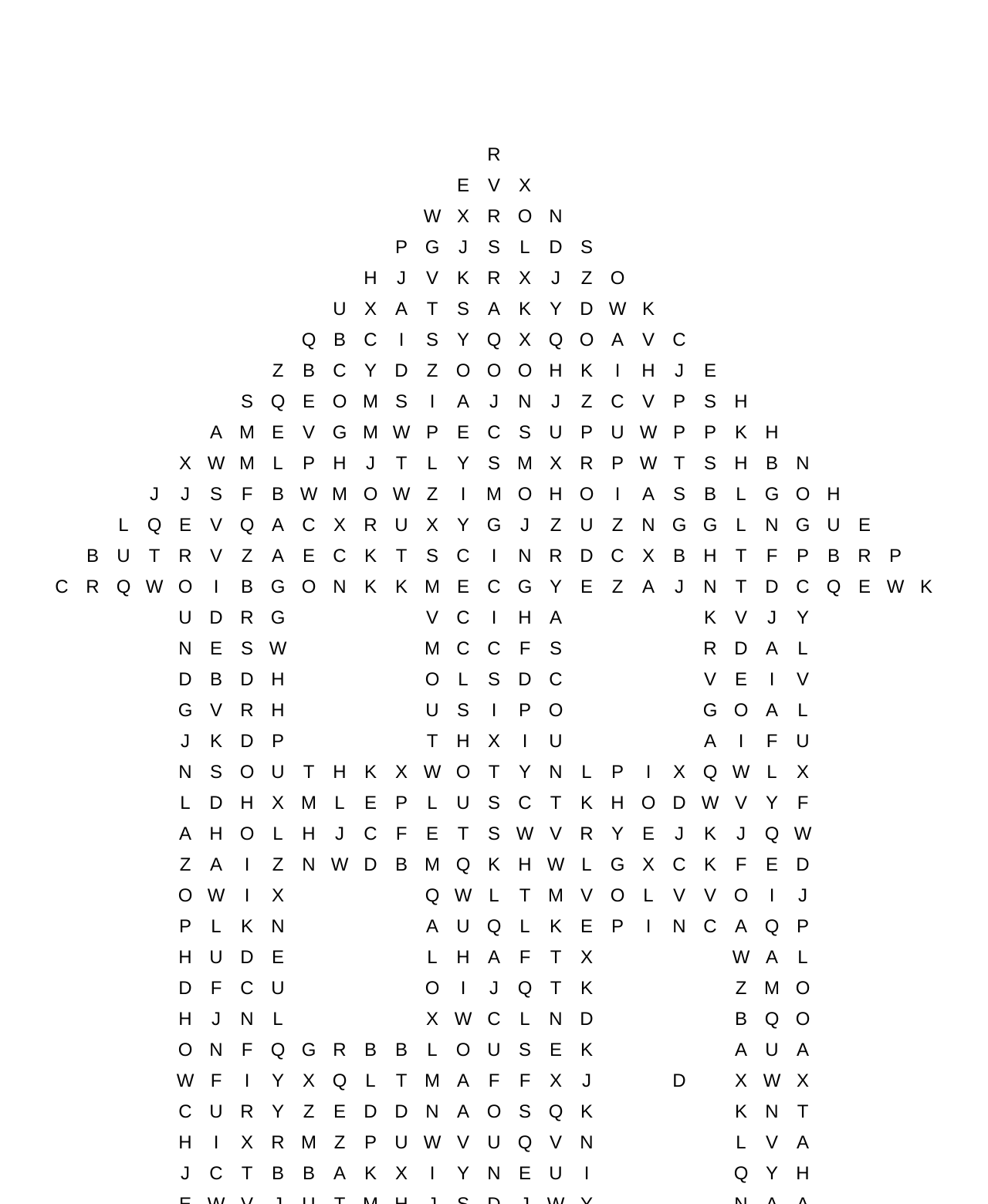"ou" Word Search