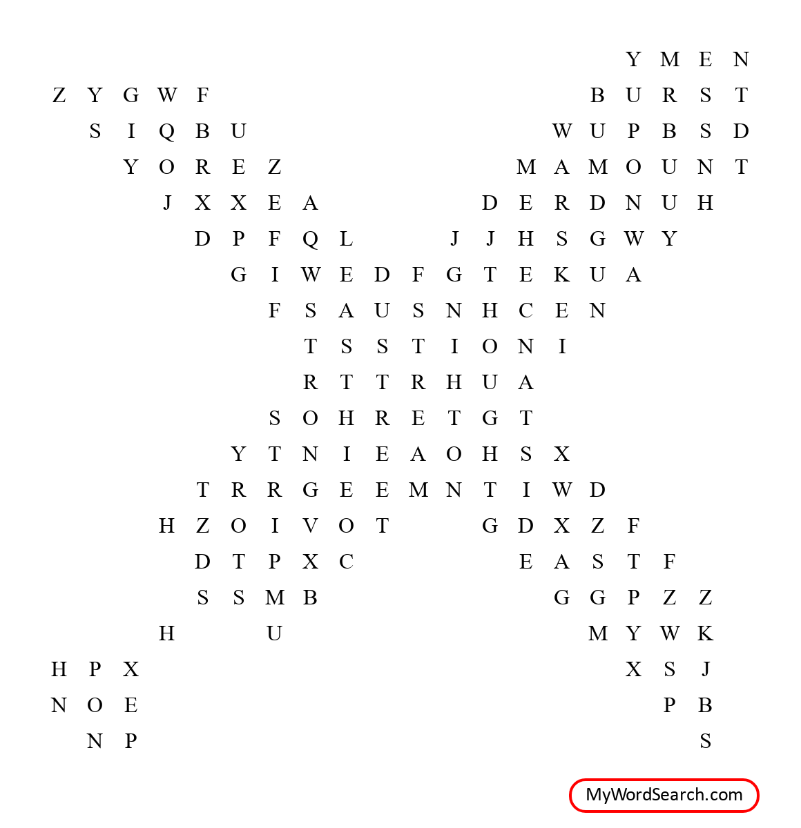 spelling list 5 words